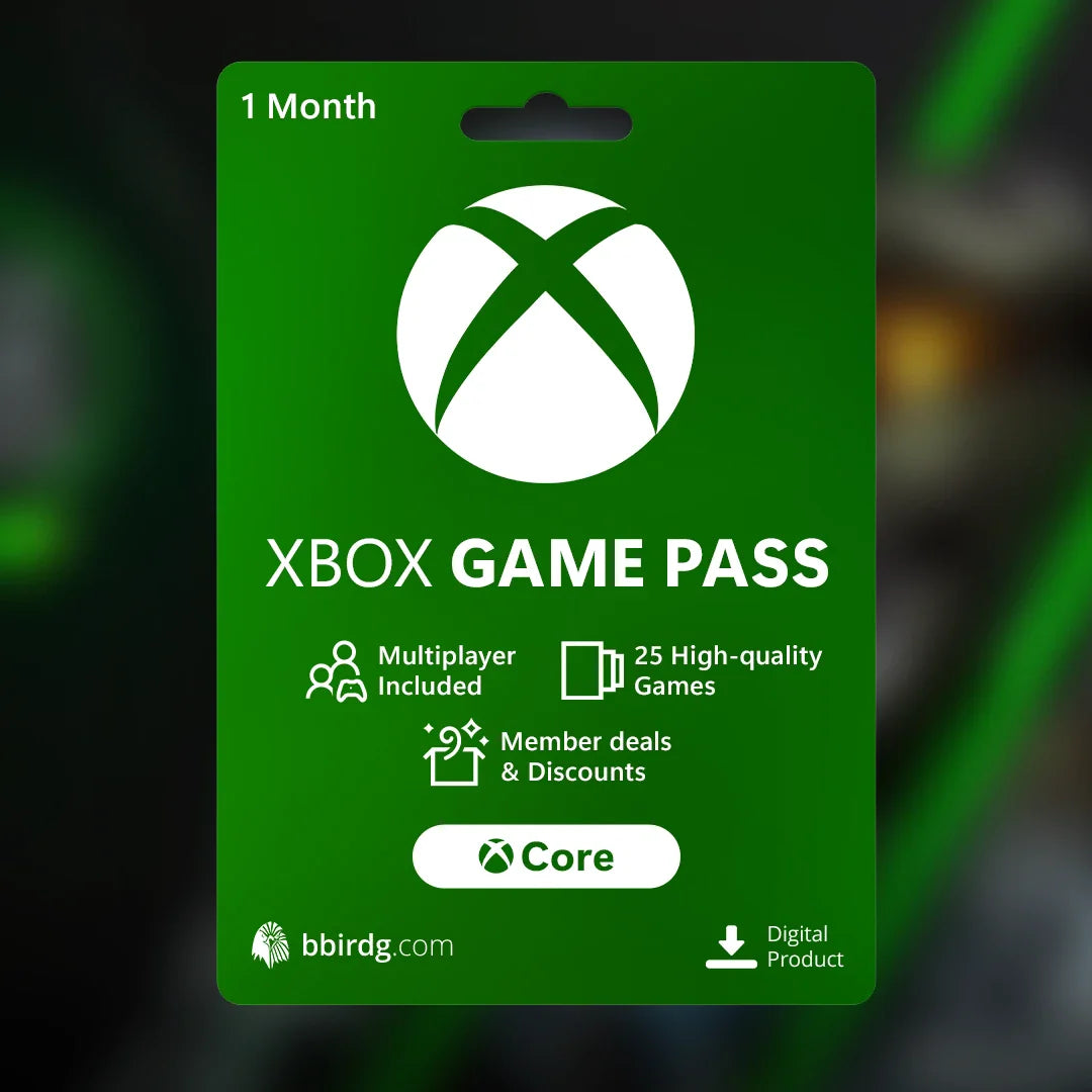 XBOX Game Pass Console (Core) - 1 Month – BlackBird Store