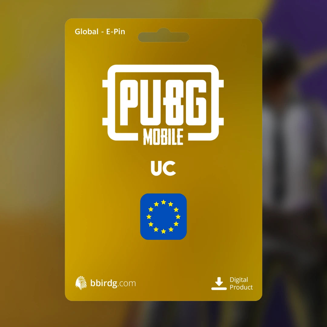 PUBG Mobile UC - Gift Card (E-Pin) | Global – BlackBird Store