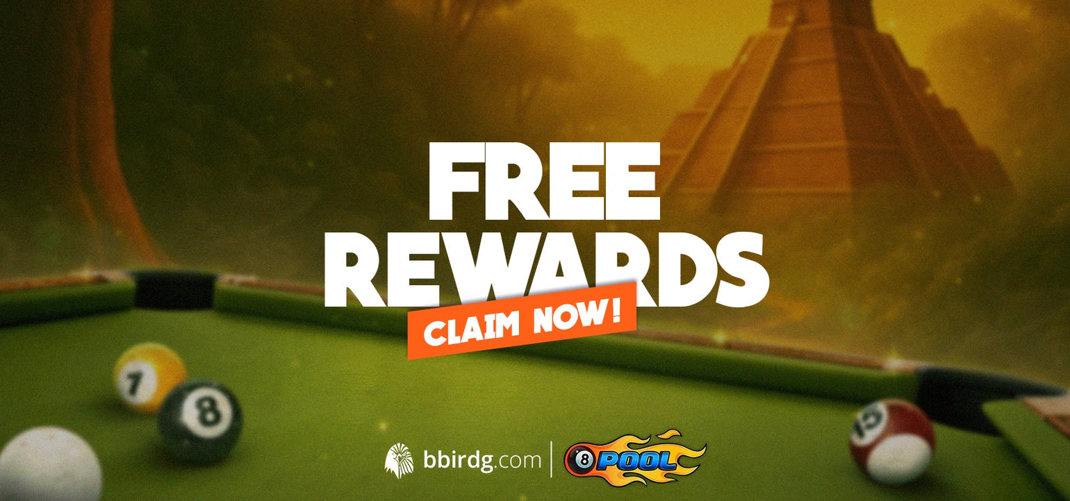 Claim FREE Rewards - Daily & Weekly | 8 Ball Pool – BlackBird Store
