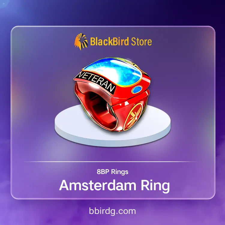 Amsterdam Tournaments Ring & Coins | 8 Ball Pool – BlackBird Store