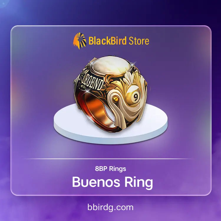 Buenos Tournaments Ring & Coins | 8 Ball Pool – BlackBird Store