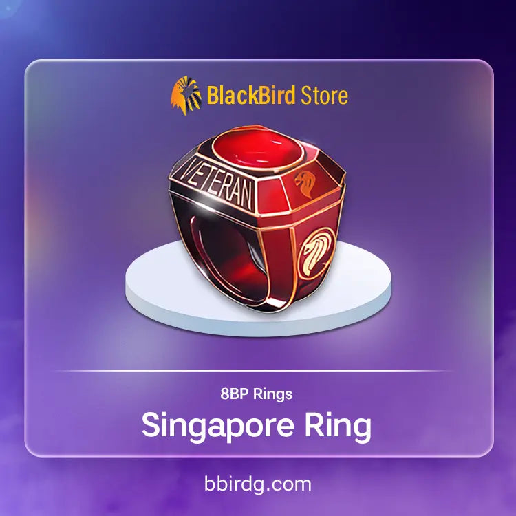 Singapore Tournaments Ring & Coins | 8 Ball Pool – BlackBird Store