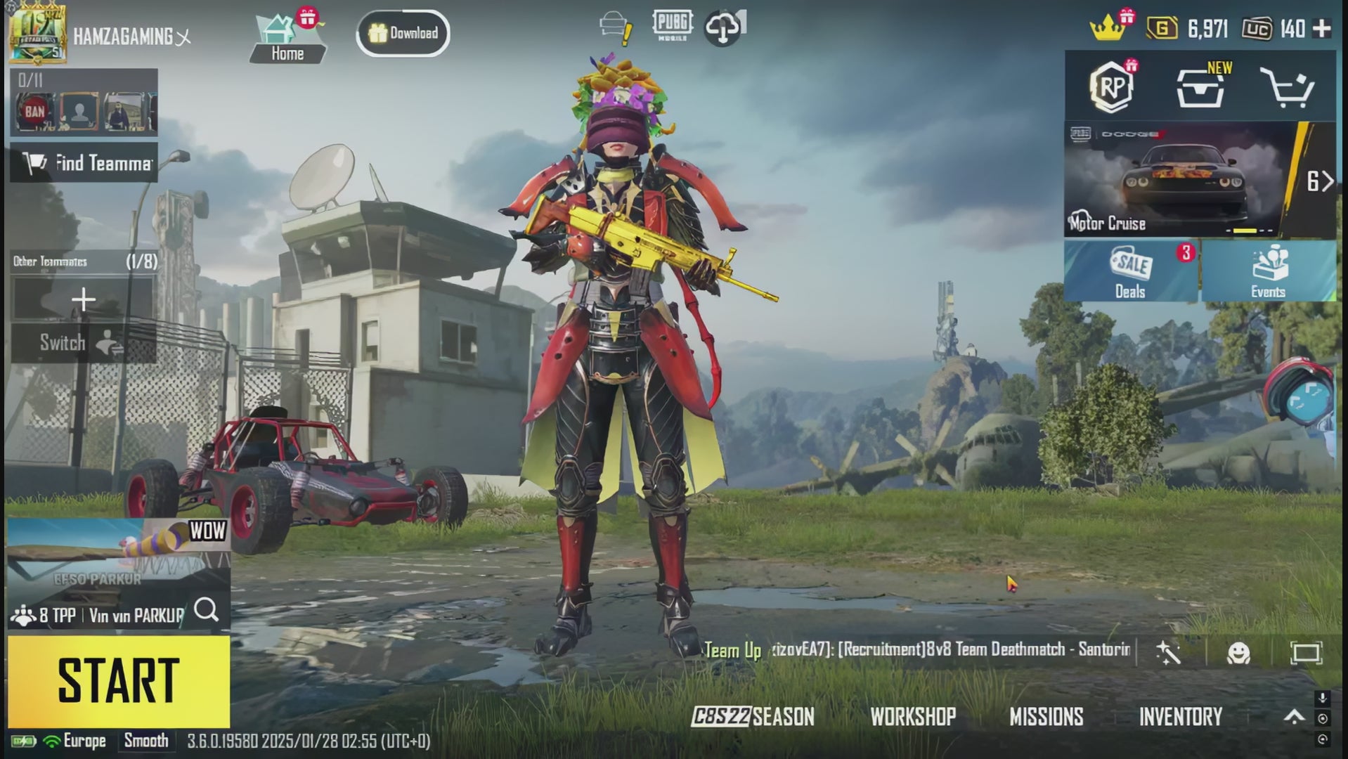 Rare PUBGM Account - 20 + Premium Skins - Level 51 – BlackBird Store